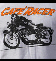 Ton-Up Rider White T | Café Racer Magazine